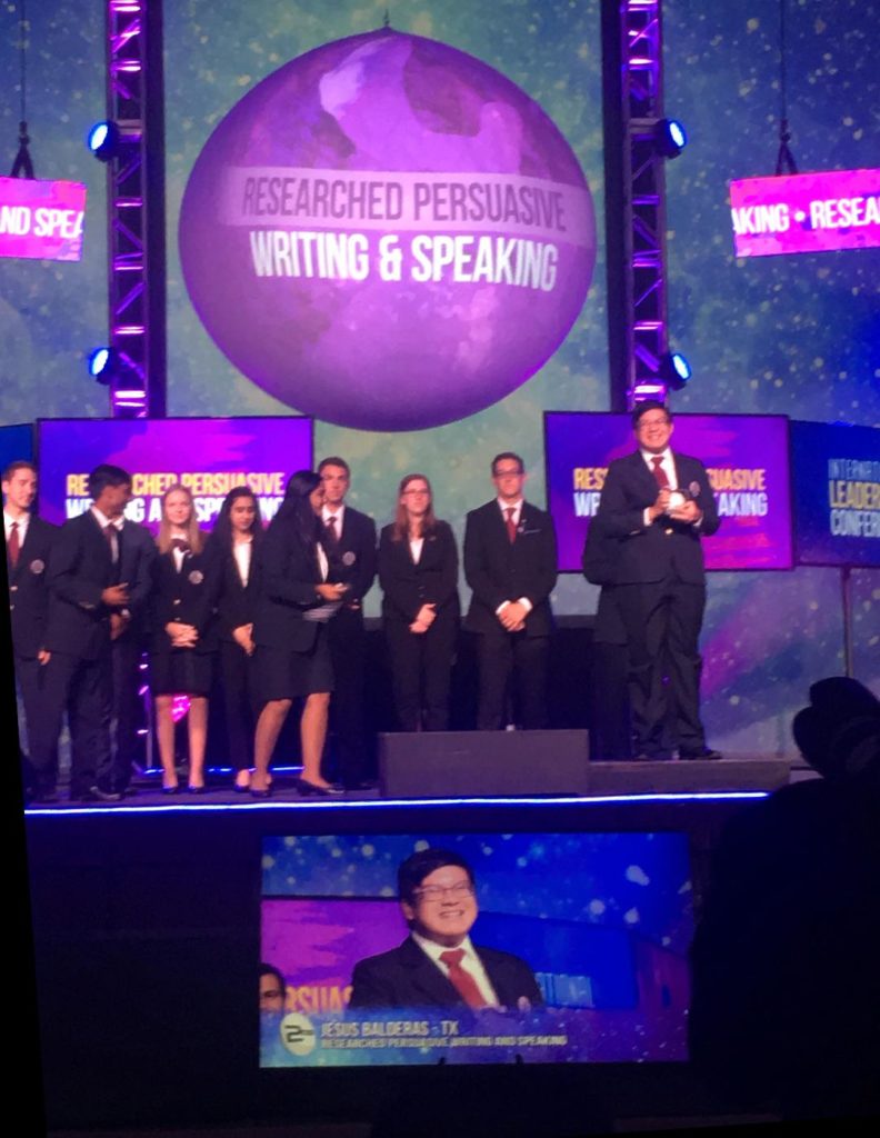 Lyndon B. Johnson Student Achieves National Level Recognition at HOSA ...